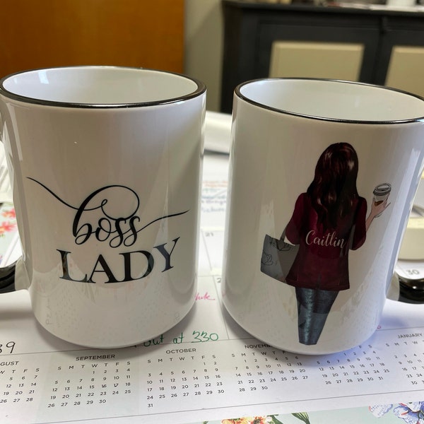 Boss Lady Coffee Mug | Gift for Boss | Boss Lady Gift | Surprise Your ...