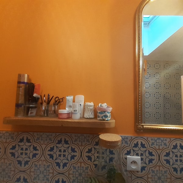 Floating Shelf Made of Scaffolding Wood, Invisible Fixing - Etsy