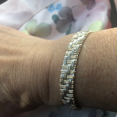 PUALANI Bracelet Sterling Silver and 14K Gold Filled Wrapped Hawaiian ...