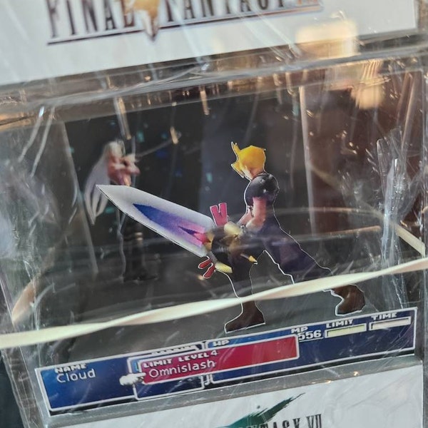 Final Fantasy VII - Sephiroth Vs Cloud - Final Fantasy 3D Diorama Cube ...