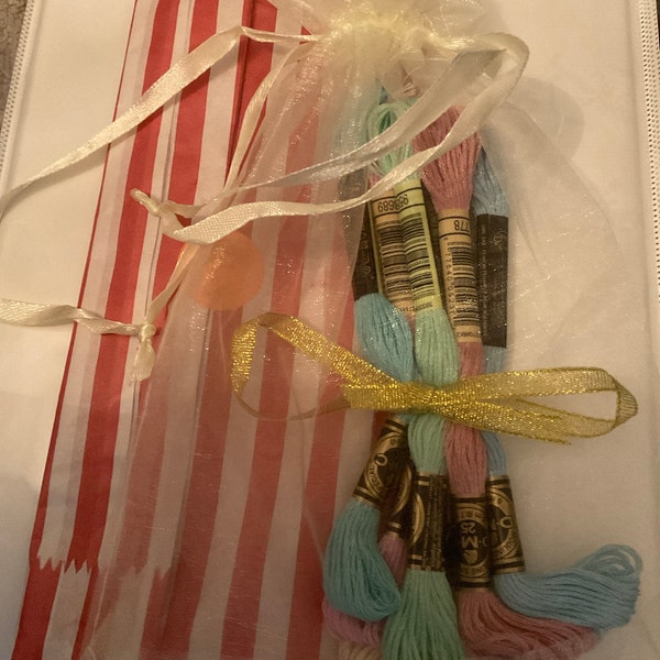 DMC 6 Strand Embroidery Thread, CHERRY BLOSSOM, Embroidery Floss ...