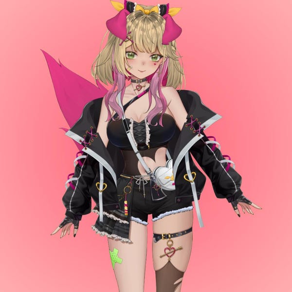 Customizable Live2d Vtuber Model V.2, Premade Vtuber, Fully Rigged, Vtube Studio, Commercial Use ...