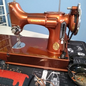 Singer Featherweight 221 Sewing Machine Custom Painted Color of Choice ...
