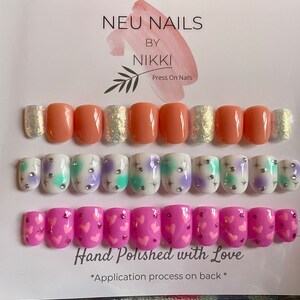 4th of July Press on Nails Bomb Pop Nails Summer Nails Almond Shape - Etsy