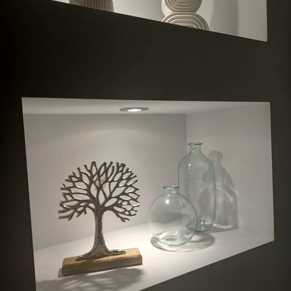 Ceramic Ribbed Christmas Tree Decoration Light up Xmas Tree - Etsy UK