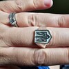 Ukrainian Trident Tryzub Symbol Unisex Ring Silver Trident Ring, Greek ...