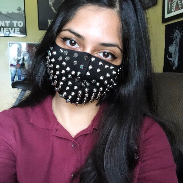 Studded Face Mask | Spike Face Mask | Made in the USA | Lightweight ...