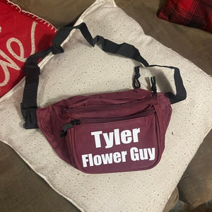 Flower Dude Personalized Fanny Packs /flower Man Waist Bag/the - Etsy