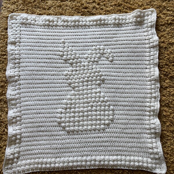 BUNNY BOBBLE BLANKET Crochet Pattern, Easy and Quick to Crochet, 4 Page ...