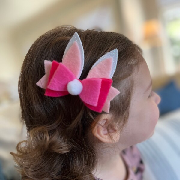 Easter Bow, Bunny Bow SVG, Bunny Ear Bow Svg, PNG and SVG, Dxf, Formats ...