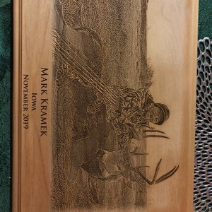 Personalized Laser Engraved Hunting Photo Onto Plaque hunting Photo ...