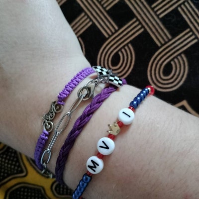 Custom Wavy F1 Bracelet - Etsy