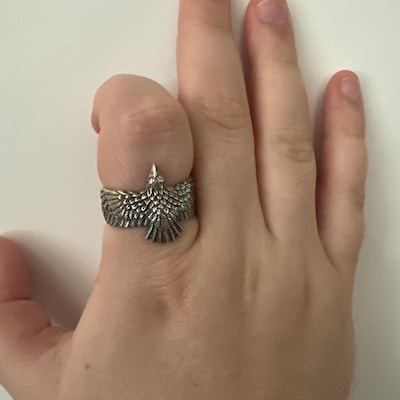 Hand Made.925 Sterling Silver Wedding Stackable Ring Stardust Finish ...