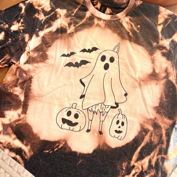 Women's Bleached Fall Shirt, Women's Fall T-shirt, Thankful Shirt ...