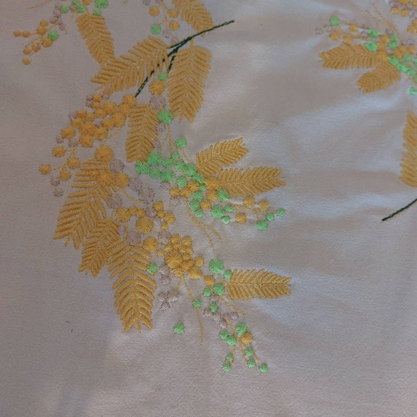 Mimosa Machine Embroidery Design Mimosa Branch Embroidery Files 5 Sizes ...