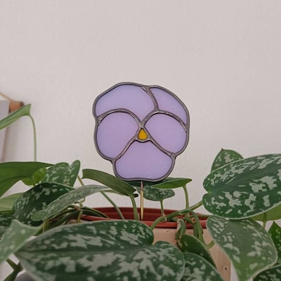 PATTERN Pansy Viola Stained Glass Pattern PDF Digital Download Stained ...