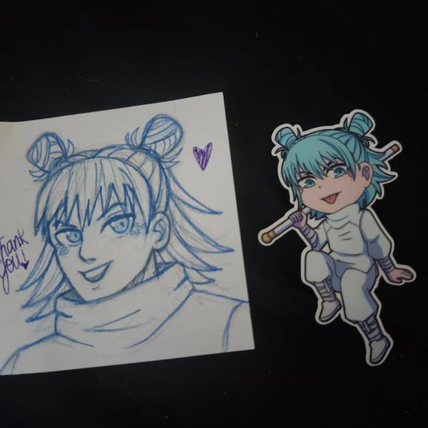 PRE-ORDER Jujutsu Kaisen Vinyl Stickers || Kashimo/ Hana/ Higuruma ...