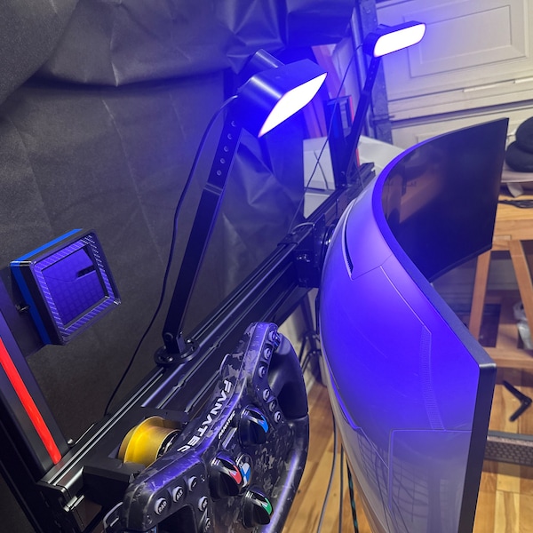 Hue Play Bar Light Mount for Sim Racing | Flight Rig | Adjustable ...