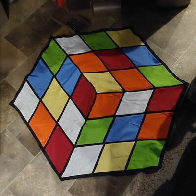 Colorful Cubes Quilt Pattern PDF Rubic's Type Design - Etsy