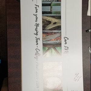 Personalized THANK YOU Gift, Signable Gift for Teacher, Leaving Party ...