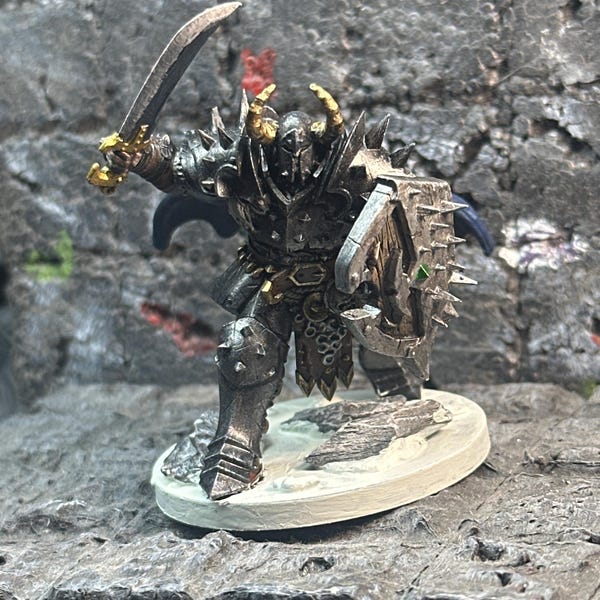 Paladin Knight Templar on Armored Giant Bear, Fighter Cavalier PC NPC ...