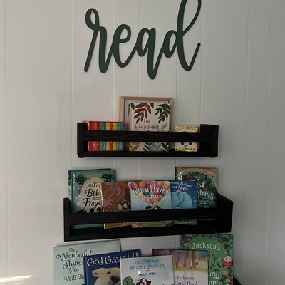 Read Wood Cutout Sign Large Read Sign Playroom Decor - Etsy