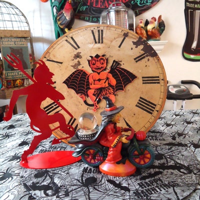 Sizes up to 14 Vintage Style Art Deco Flying Devil With Bat Wings ...