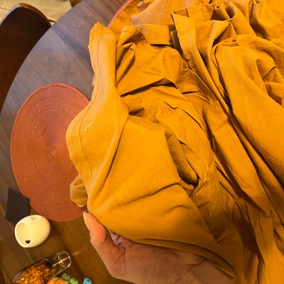 Boho Stonewashed 8 Colors / Pair Terracotta Pure Cotton Panels Custom ...