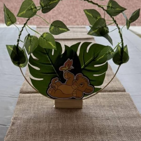 6 Baby Simba, Lion King Party Decoration, Centerpieces, Diaper Cake ...