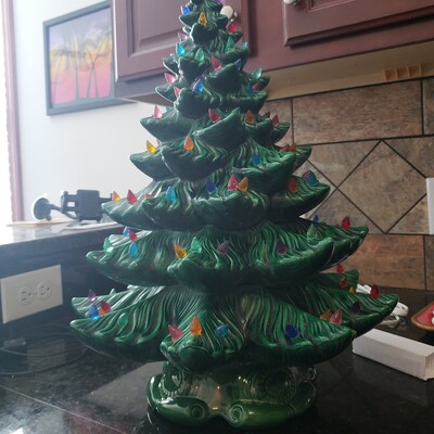 Ceramic Christmas Tree Replacement Base Tree Base Ceramic Tree Base ...