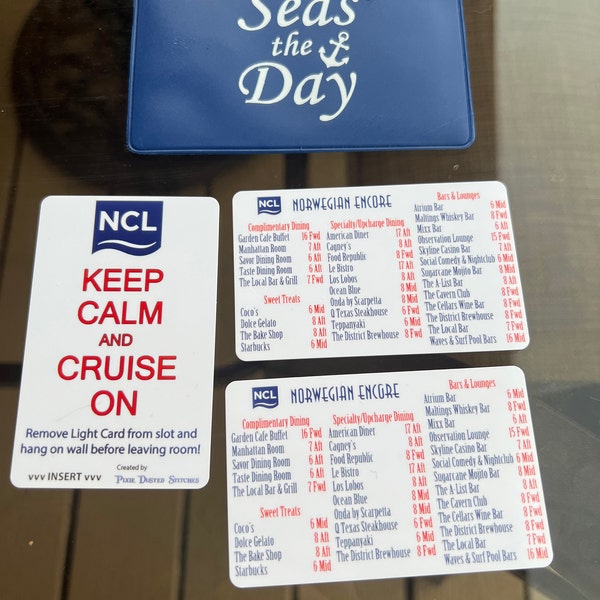NCL Cruise Gift Set: Deck Locator® and Light Card® - All Ships ...