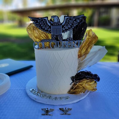 Colonel Rank Eagle Personalized Cake Topper - Etsy