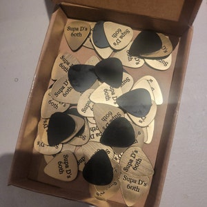 PERSONALISED GUITAR PLECTRUM Acrylic Music Themed Wedding Table ...