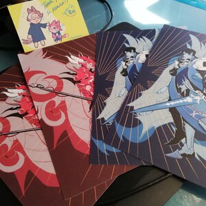 Aymeric and Estinien Mini Prints - Etsy