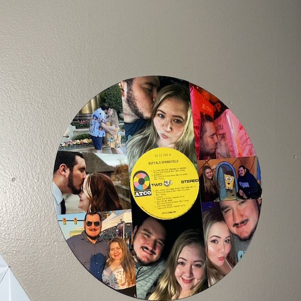 One Direction Vinyl Record Photo Collage - Vintage Record - Vinyl ...