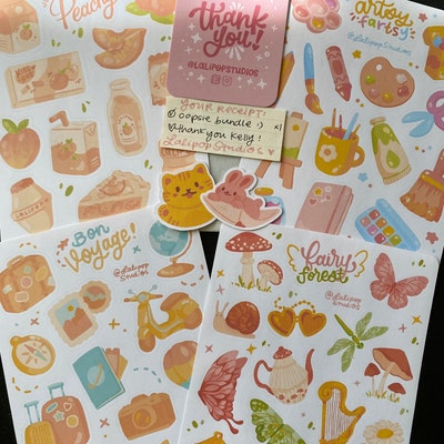 Cherrys Calling Flip Phone Vinyl Sticker Matte Waterproof Vinyl Sticker ...