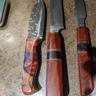 Hand Forged Knife With Twisted Handle Made to Order Rustic Archaeology ...