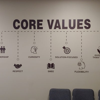 Core Values, Office, Our Values, Motivational, Inspiring, Office, Wall ...