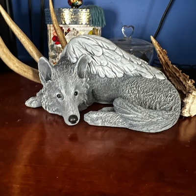 German Shepherd Angel Dog Statue forever My Guardian Angel - Etsy