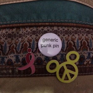 Generic Punk Pin Pinback Button or Magnet 1 or 1.5 Inch Great for ...