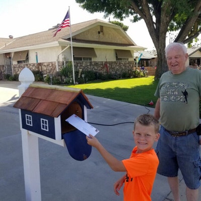 Traditional Dutch Barn Wooden Mailbox - Etsy