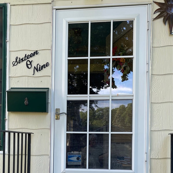 Red Swedish Wall Mount Mailbox - Distinctive POST Decal - Unique ...