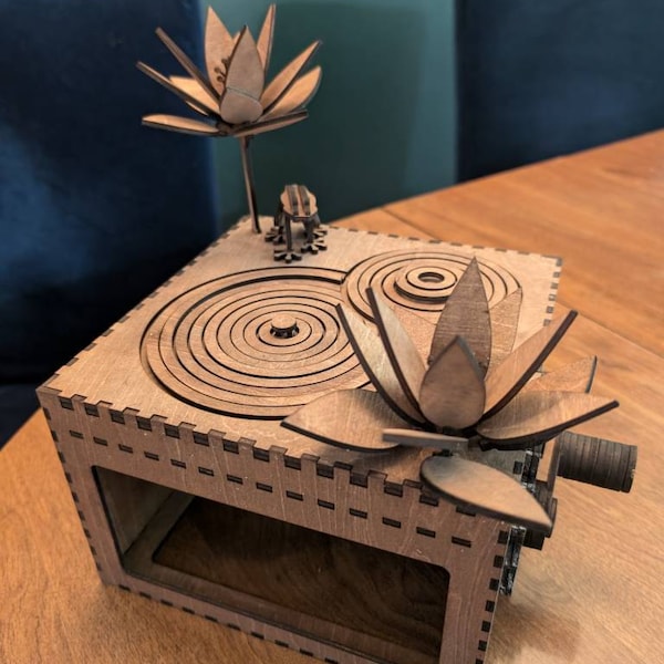 Rain Drop Kinetic Sculpture: Laser Cut Automata Plans (digital File ...