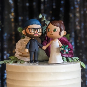 Animal Crossing Wedding Cake Topper - Etsy