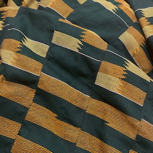 Ghana Handwoven Kente Fabric/kente Cloth Called Fatia Fata - Etsy