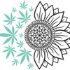 Marijuana Sunflower Svg, Weed Sunflower Svg, Cannabis Sunflower Svg ...