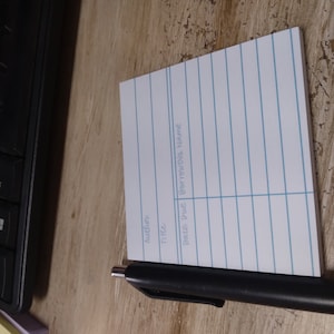 Library Card Sticky Notes Reading Sticky Notes Bookworm Gift Bookish ...