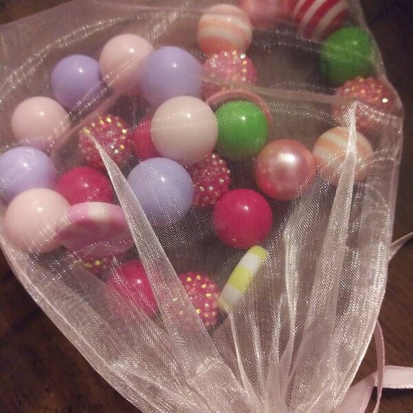 2pc, 6pc or 10pc Mini Clear Standing Rabbit Charm easter Bunny Charm ...