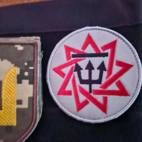 Blackbeard Flag Patch Set 2pcs, Velcro Embroidered Patches 7x10 Cm ...