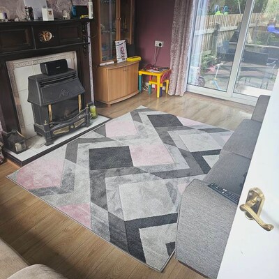 New Duck Egg Blue Silver Grey Cream Rugs Small Large Mats - Etsy